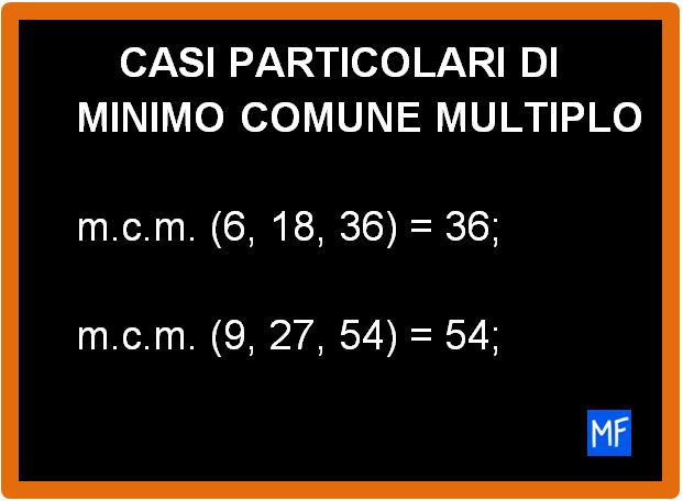 Il minimo comune multiplo. Come calcolarlo in modo facile.