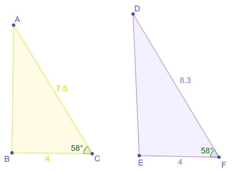 Primo criterio di congruenza - Matematica Facile